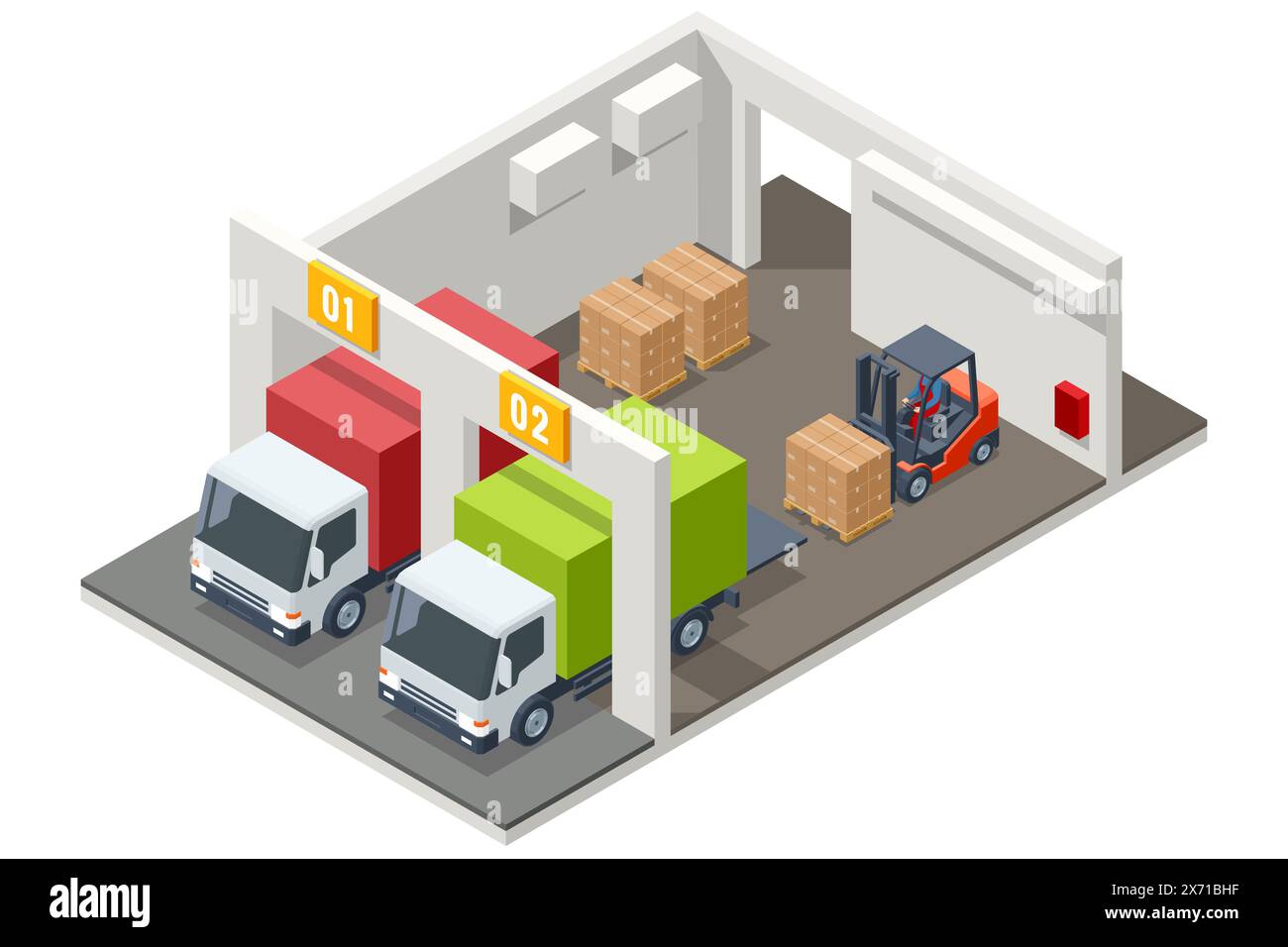 Semi truck interior Cut Out Stock Images & Pictures - Alamy