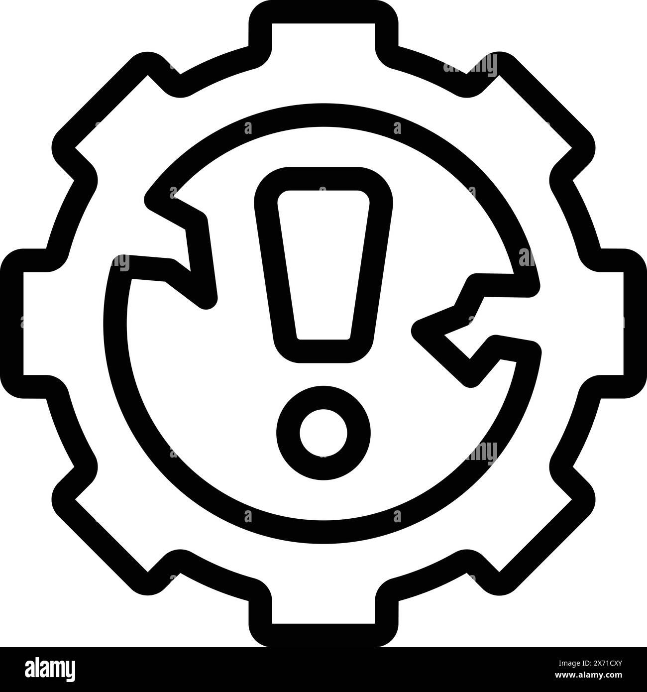 Startup downfall icon outline vector. Project breakdown. Lack of ...