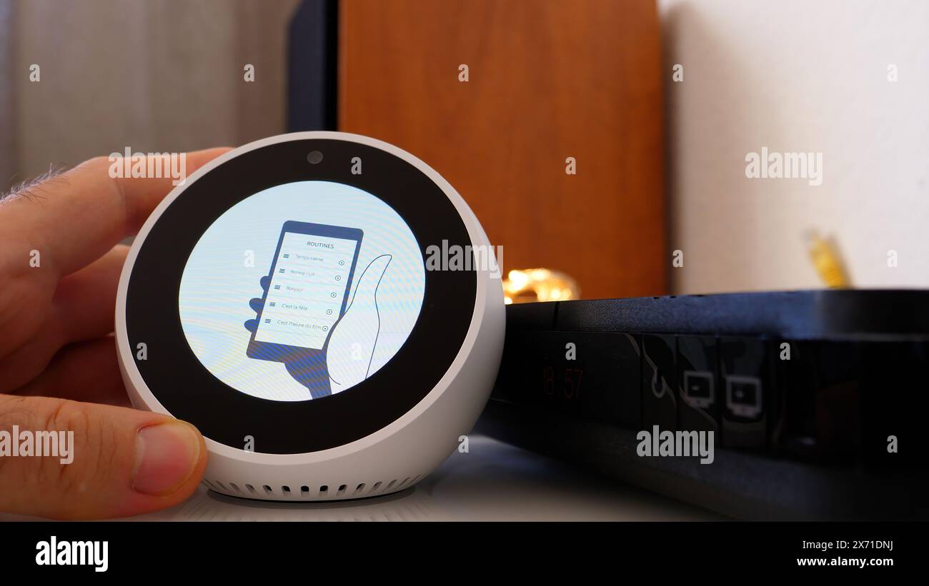 Paris, France - Jun 5th, 2020: The installation screen of an Amazon ...