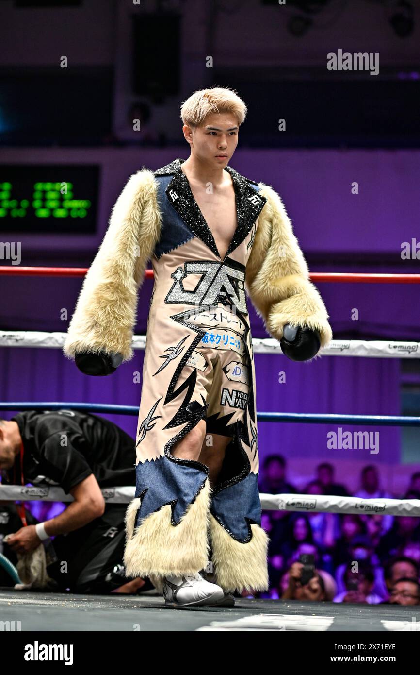 Tokyo, Japan. 16th May, 2024. Jin Sasaki of Japan before the vacant OPBF Welterweight and WBO ...