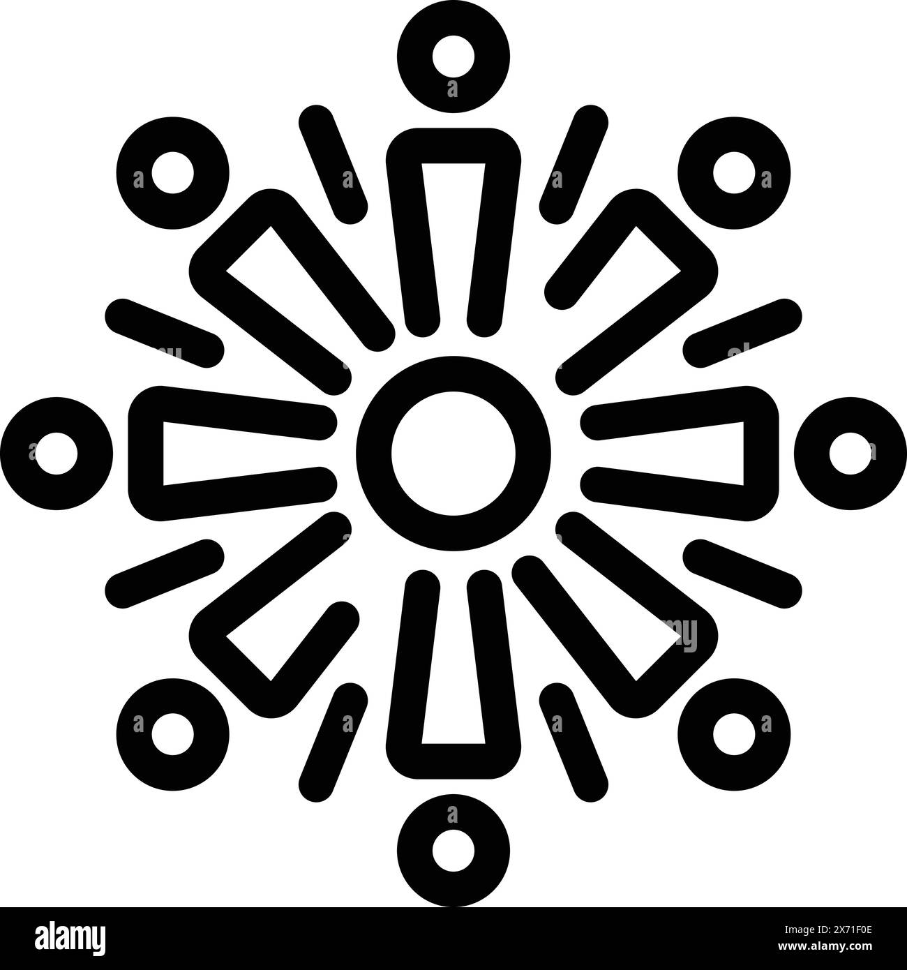 Modern burst branding Black and White Stock Photos & Images - Alamy