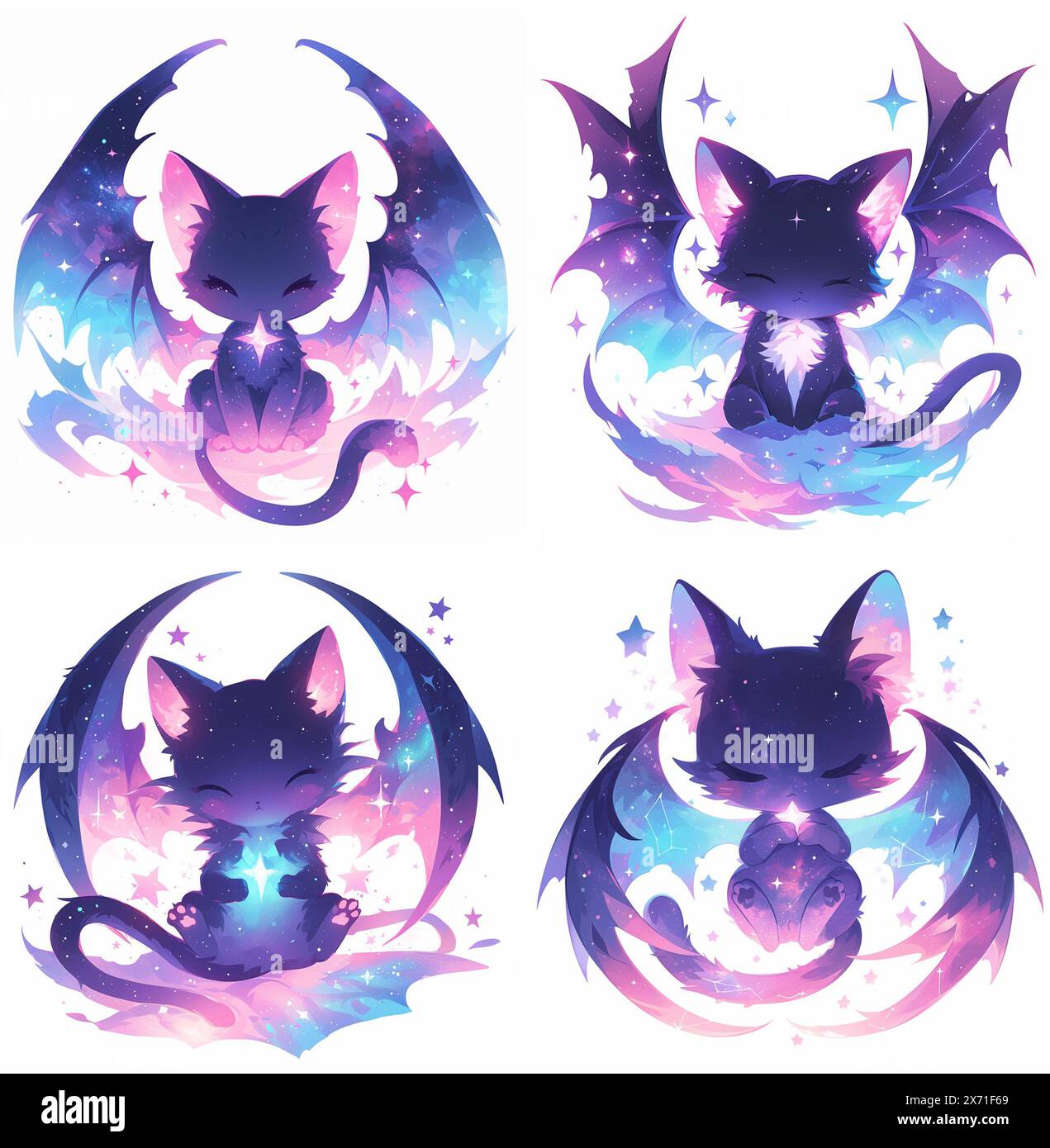 Black cat logo hi-res stock photography and images - Alamy