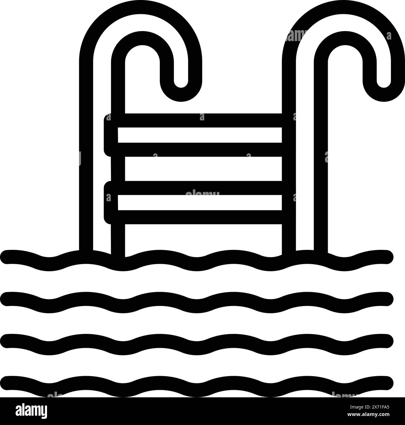 Pool clip art Black and White Stock Photos & Images - Alamy