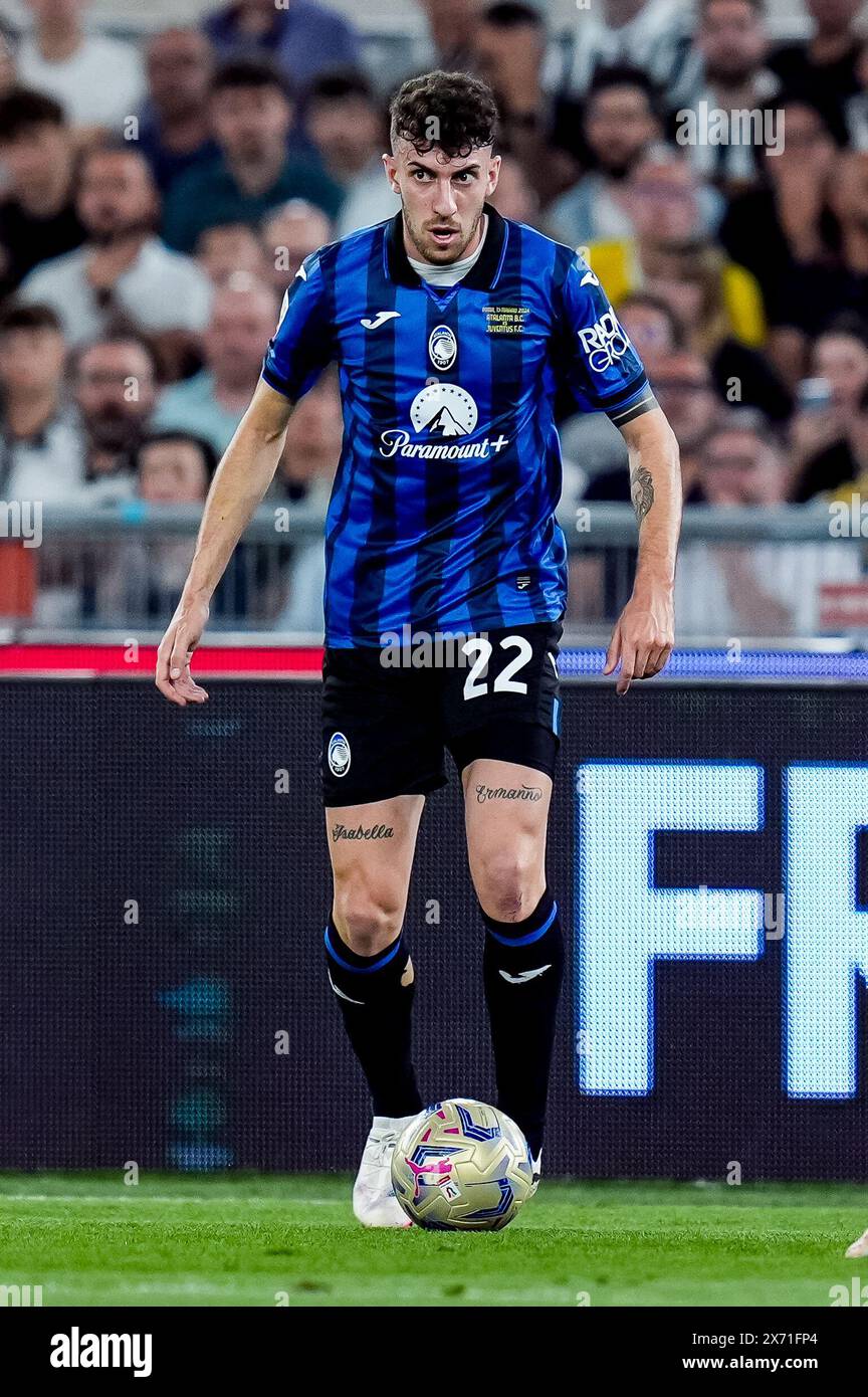 Matteo Ruggeri of Atalanta BC during the Coppa Italia 2023/2024 ...