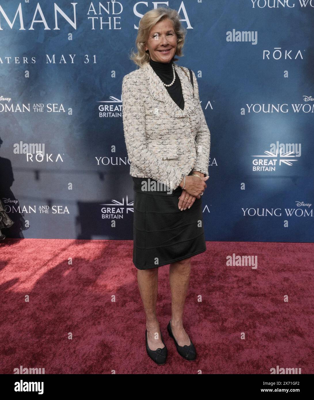 Tauna Vandeweghe arrives at the Walt Disney Studios' YOUNG WOMAN AND ...