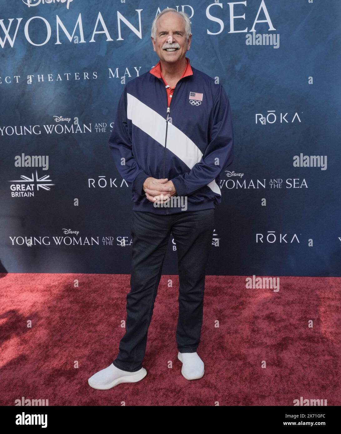 John Naber arrives at the Walt Disney Studios' YOUNG WOMAN AND THE SEA ...