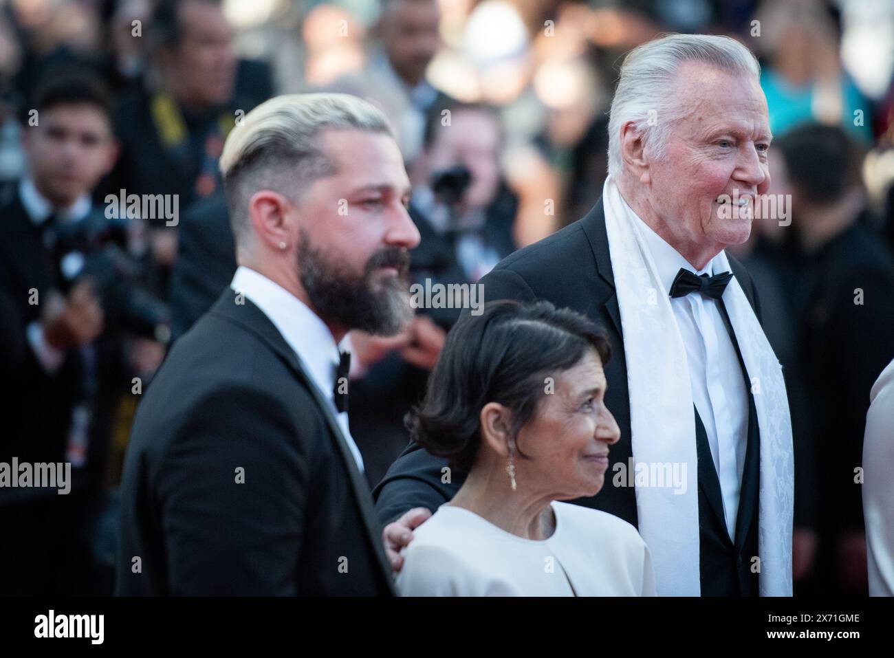 Cannes, France. 16th May, 2024. Shia LaBeouf, Kathyrn Hunter, and Jon ...