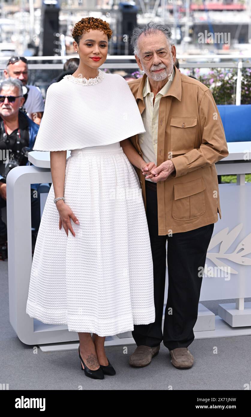Cannes, France. May 17th, 2024. Nathalie Emmanuel and Francis Ford ...