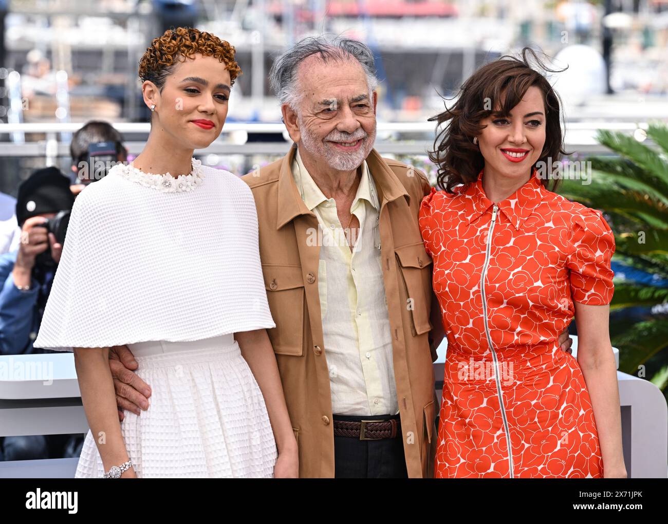 Cannes, France. May 17th, 2024. Nathalie Emmanuel, Francis Ford Coppola ...