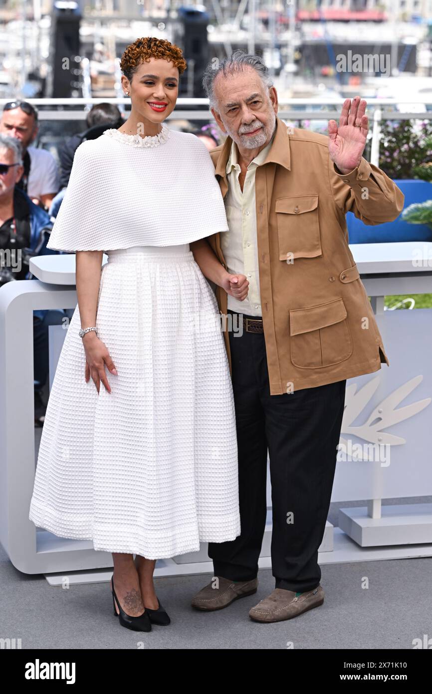 Cannes, France. May 17th, 2024. Nathalie Emmanuel and Francis Ford ...