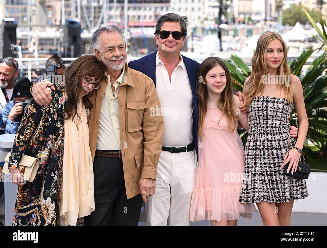 Cannes, France. May 17th, 2024. Talia Shire, Francis Ford Coppola ...