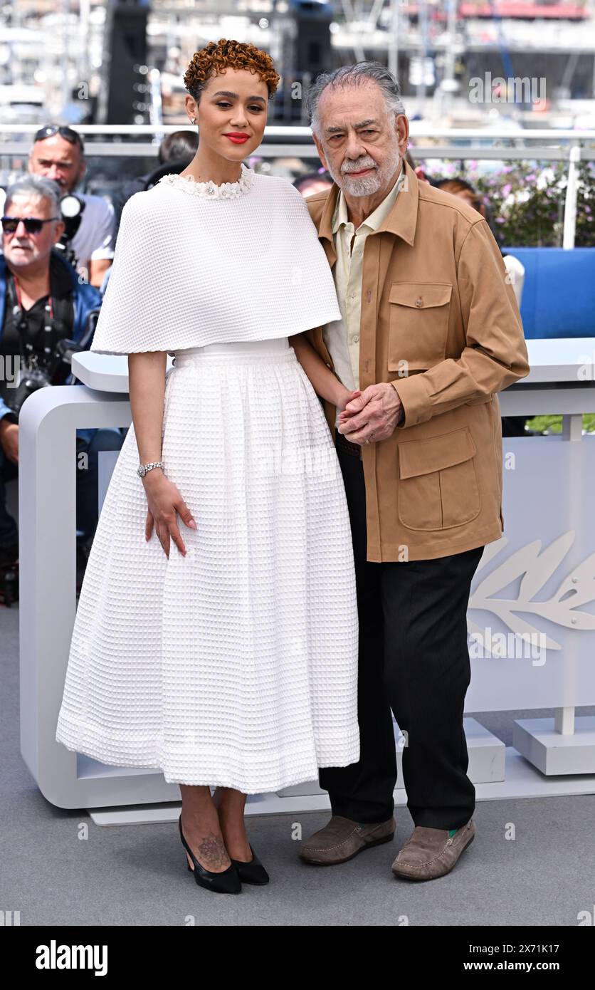Cannes, France. May 17th, 2024. Nathalie Emmanuel and Francis Ford ...
