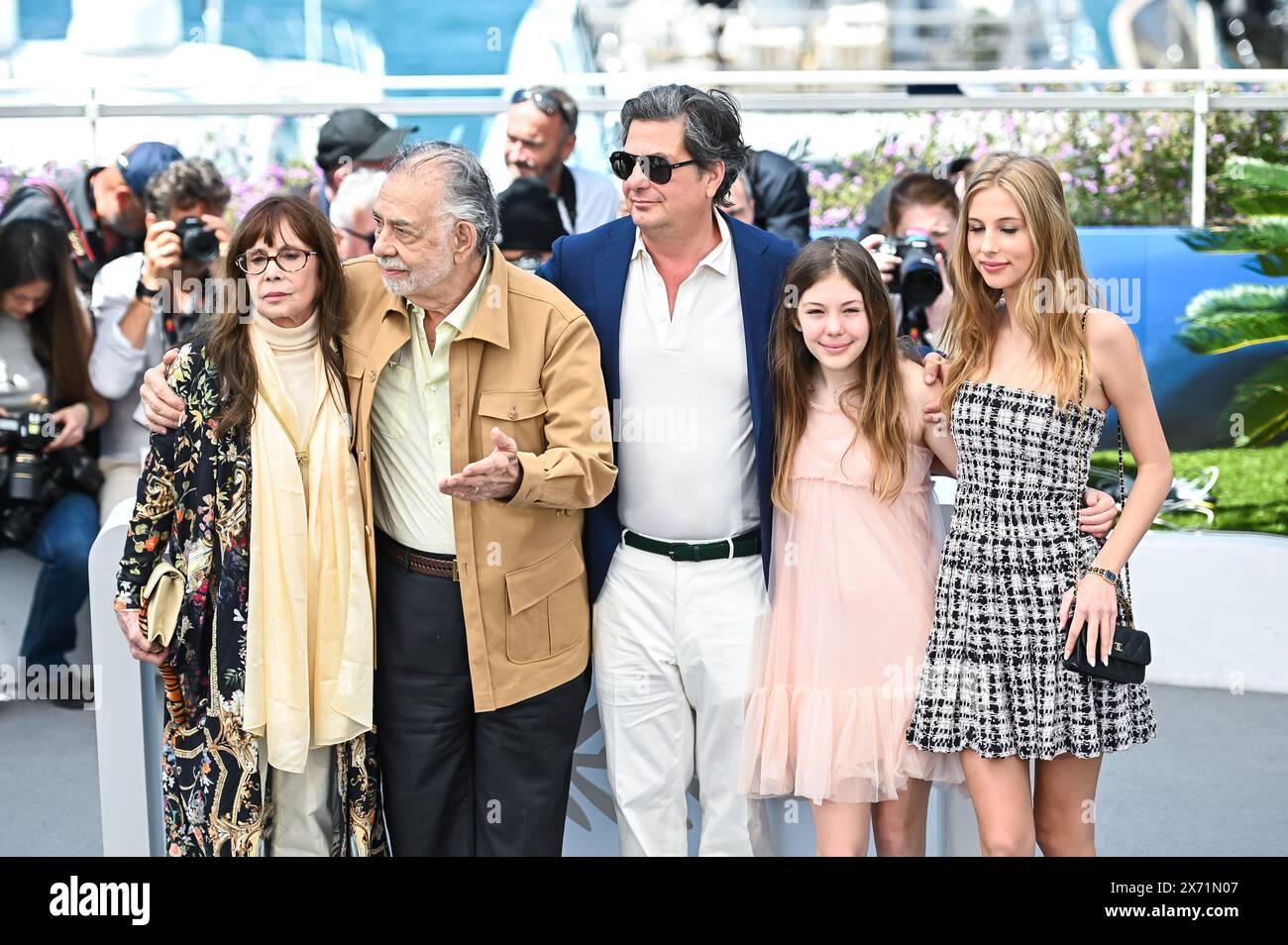 Cannes, France. 17th May, 2024. Talia Shire, Francis Ford Coppola ...