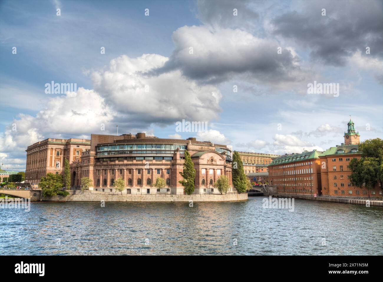 Swedish Parliament Building, Gamla Stan, Stockholm, Sweden Stock Photo - Alamy