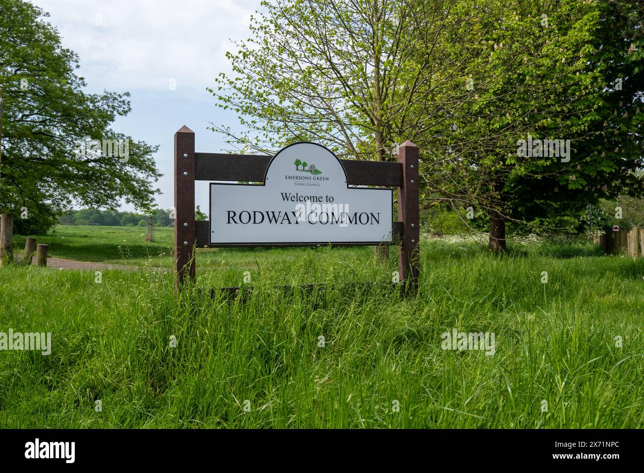 Rodway Common Sign Stock Photo - Alamy