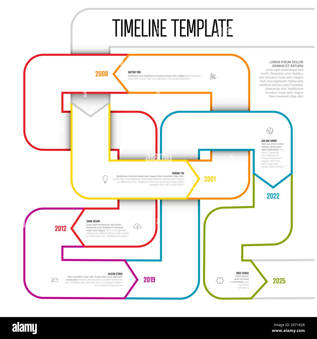 Thick white curved lines hi-res stock photography and images - Alamy