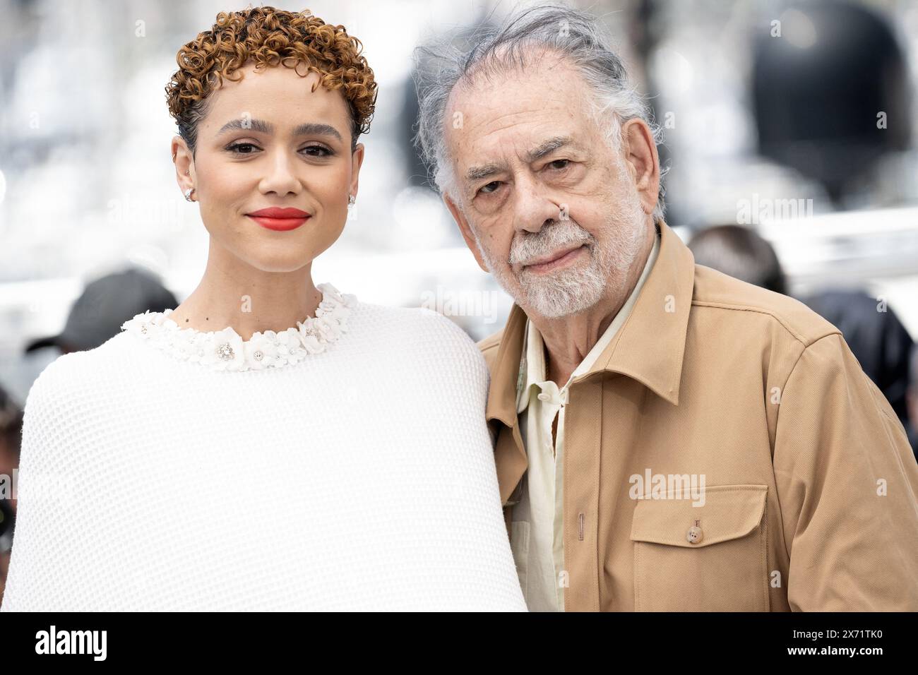 Cannes, France. 17th May, 2024. Nathalie Emmanuel and Francis Ford ...