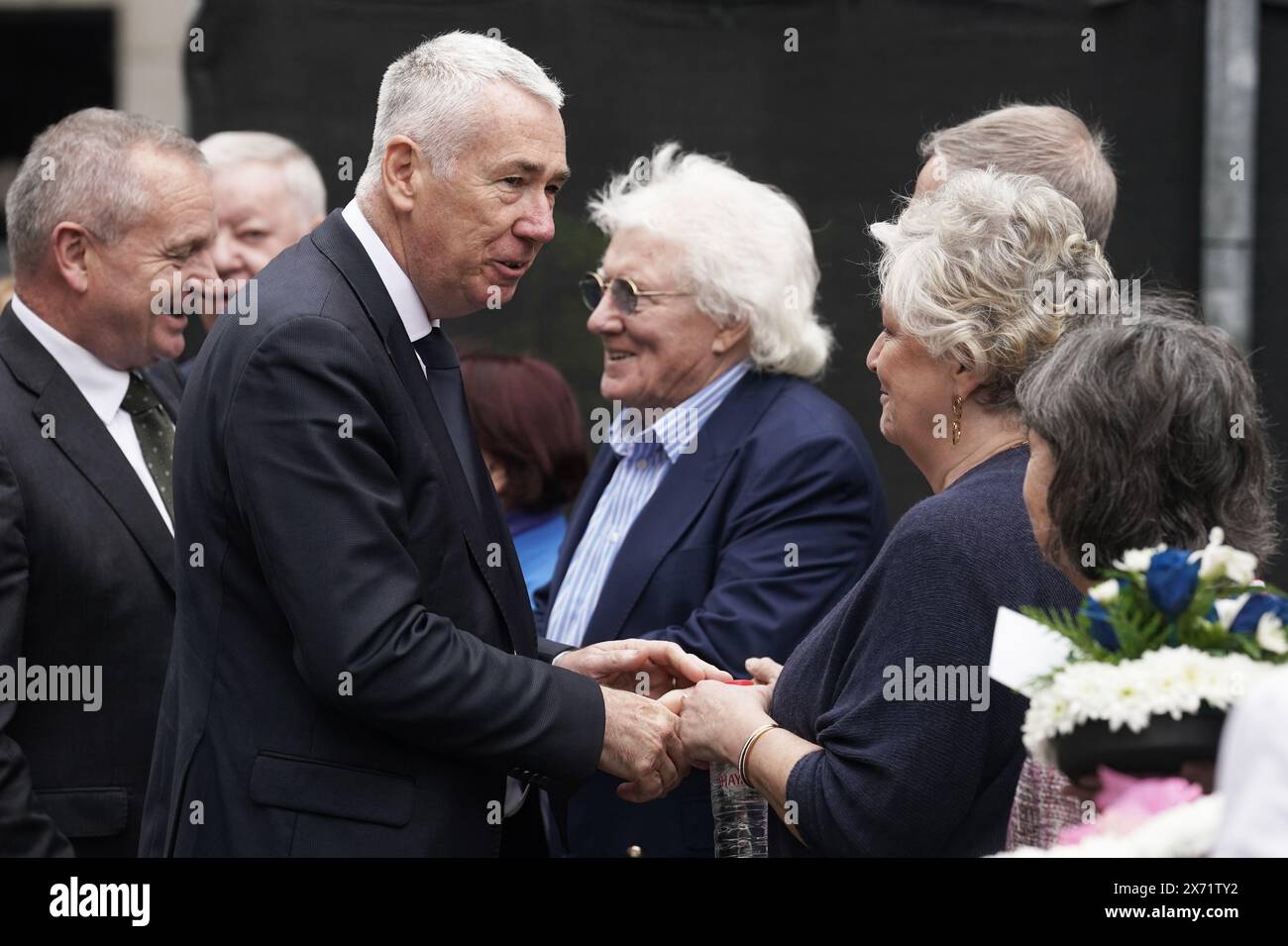 PSNI Chief Constable Jon Boutcher arrives for a wreath-laying ceremony ...