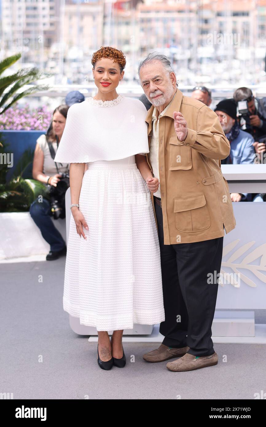 Nathalie Emmanuel, left, and director Francis Ford Coppola pose for ...