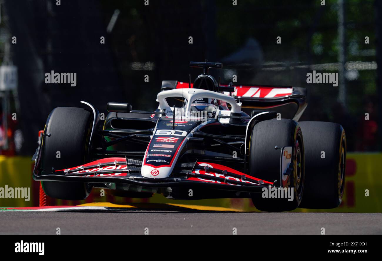 Haas F1 reserve driver Oliver Bearman during the first practice session ...