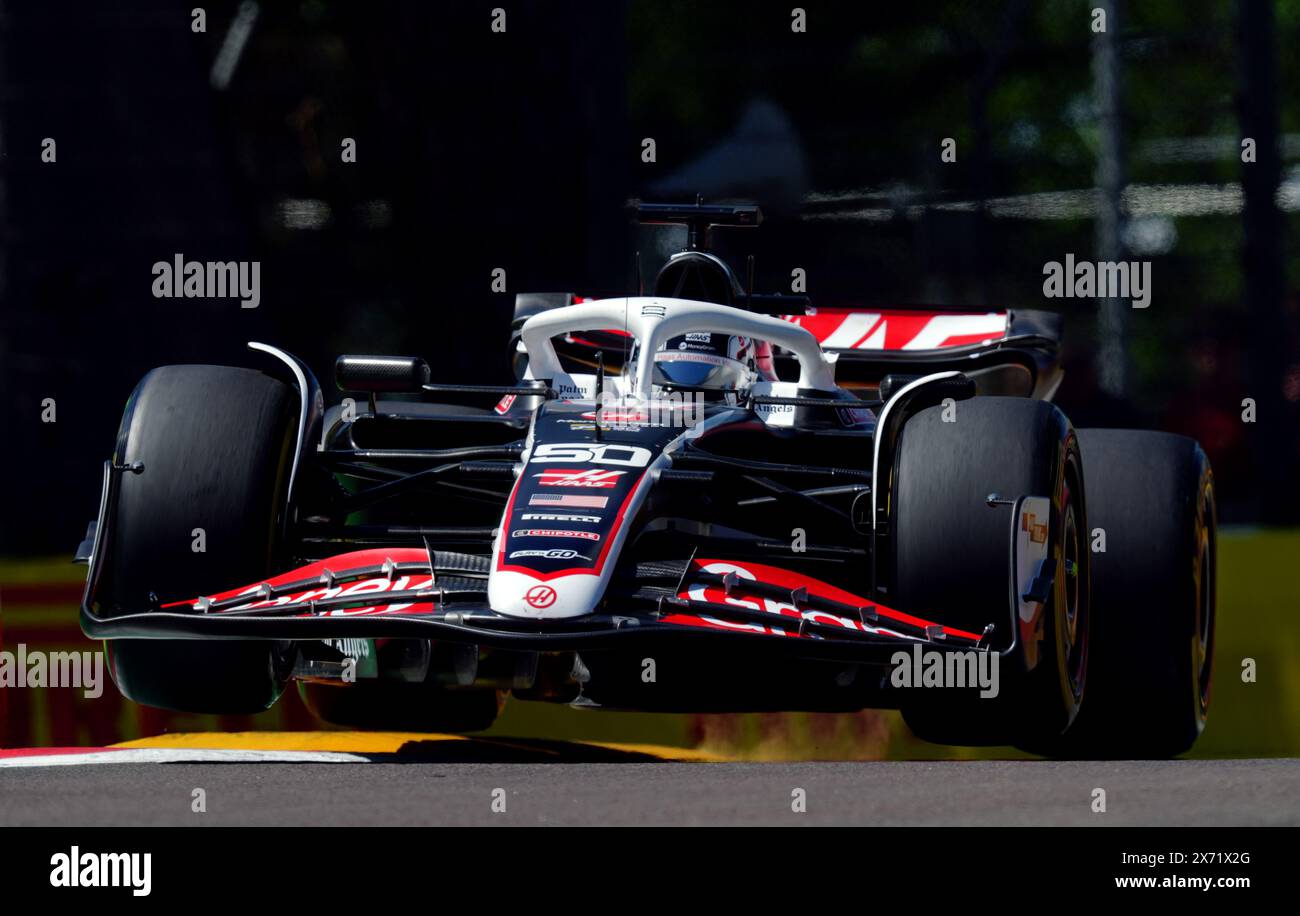 Haas F1 reserve driver Oliver Bearman during the first practice session ...