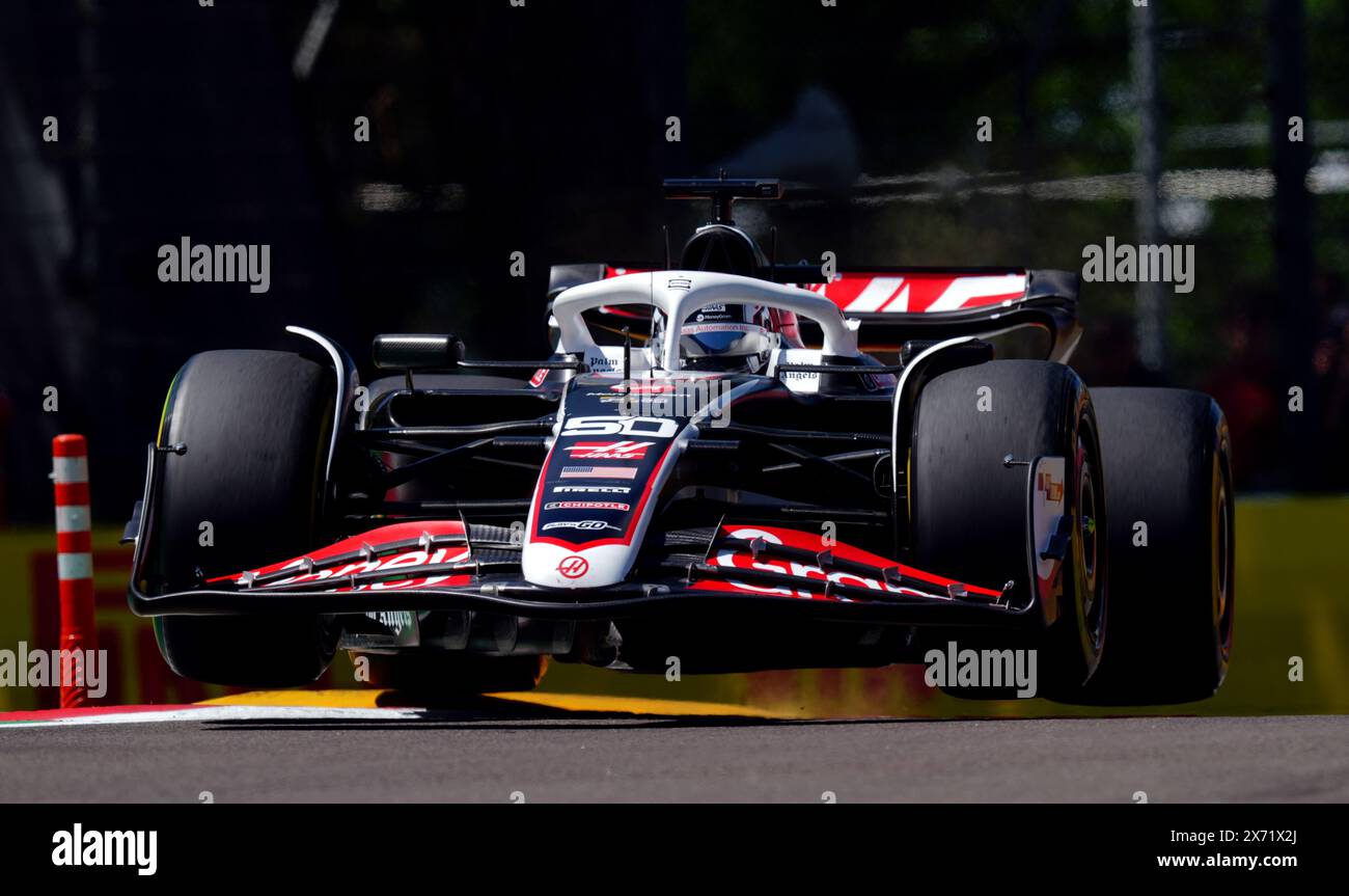 Haas F1 reserve driver Oliver Bearman during the first practice session ...