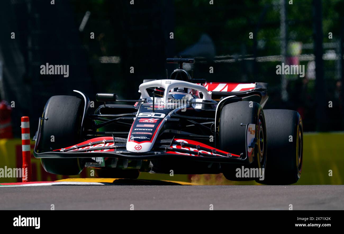 Haas F1 reserve driver Oliver Bearman during the first practice session ...