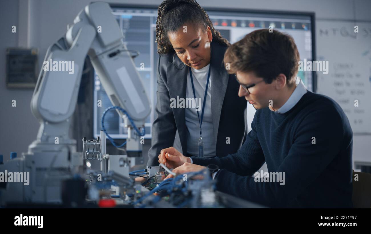 Black Teacher Giving Advices to her Student, Uses Screwdriver During ...