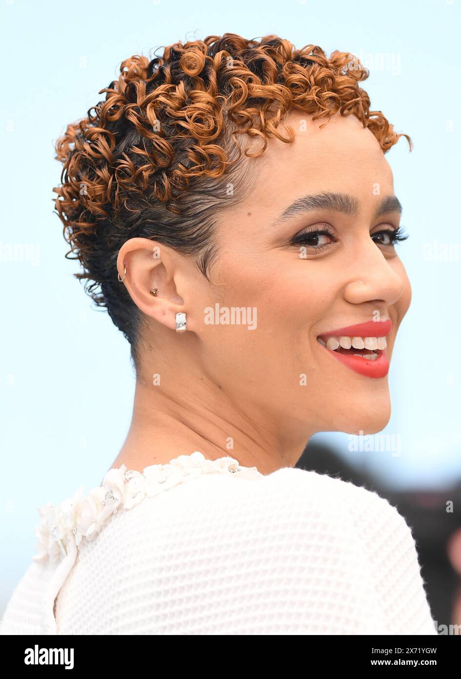 Cannes, France. 17th May, 2024. British actress Nathalie Emmanuel ...