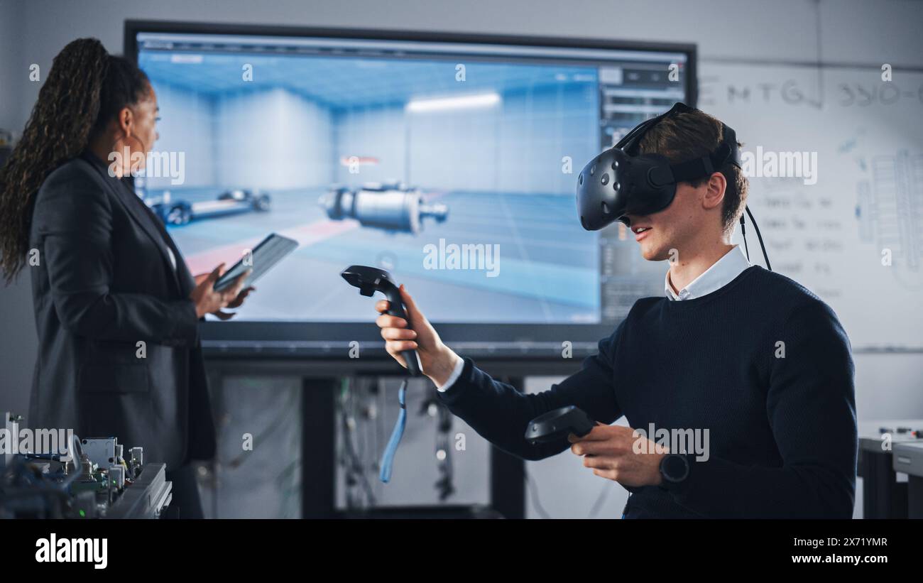 Black Teacher Typing on Tablet and Supervising While Her Student ...