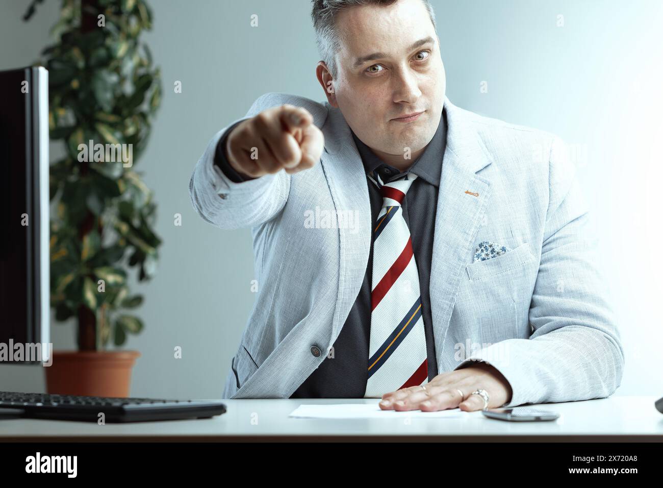 Self assertive aged man hi-res stock photography and images - Alamy