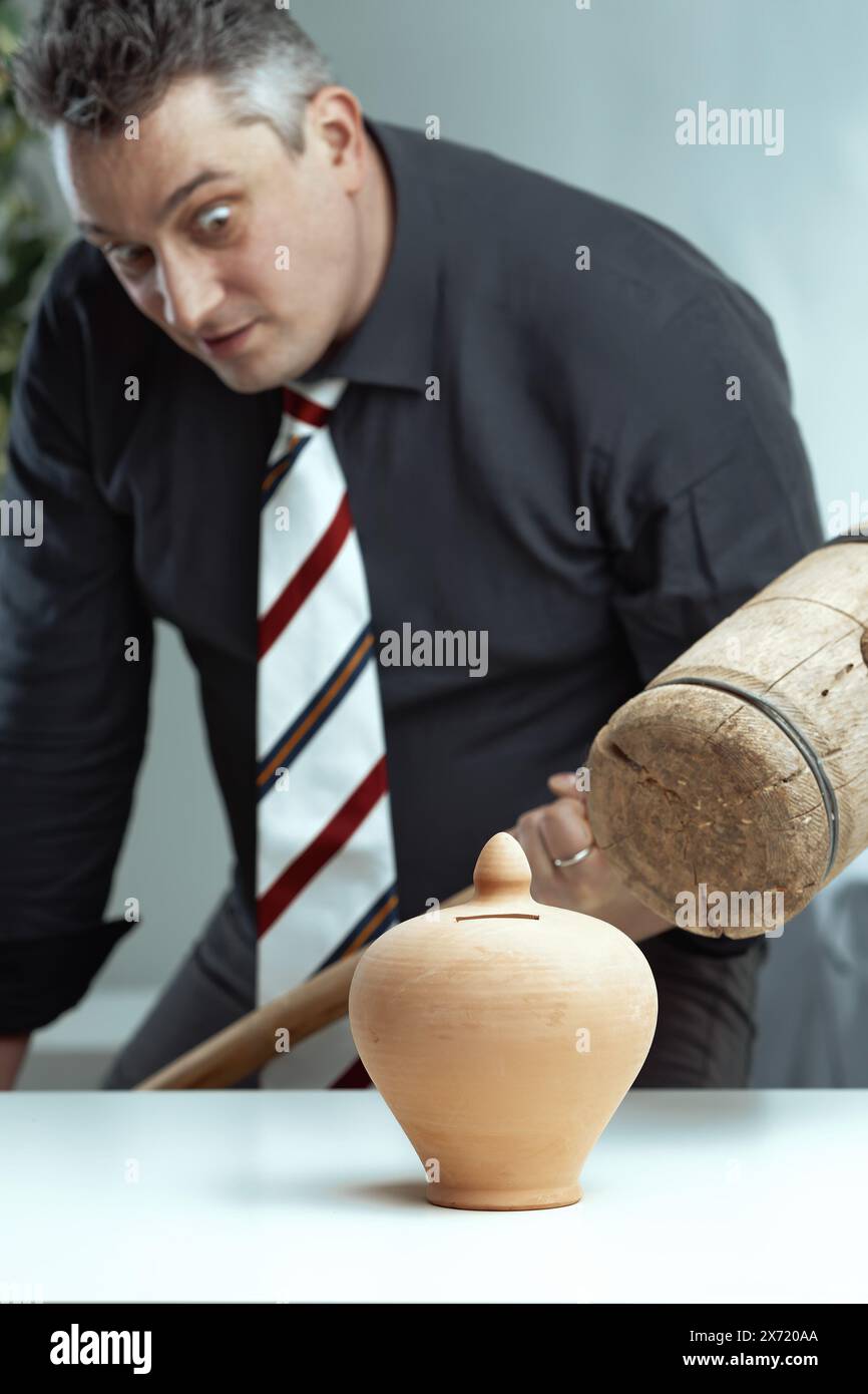 Pot smashing hi-res stock photography and images - Alamy