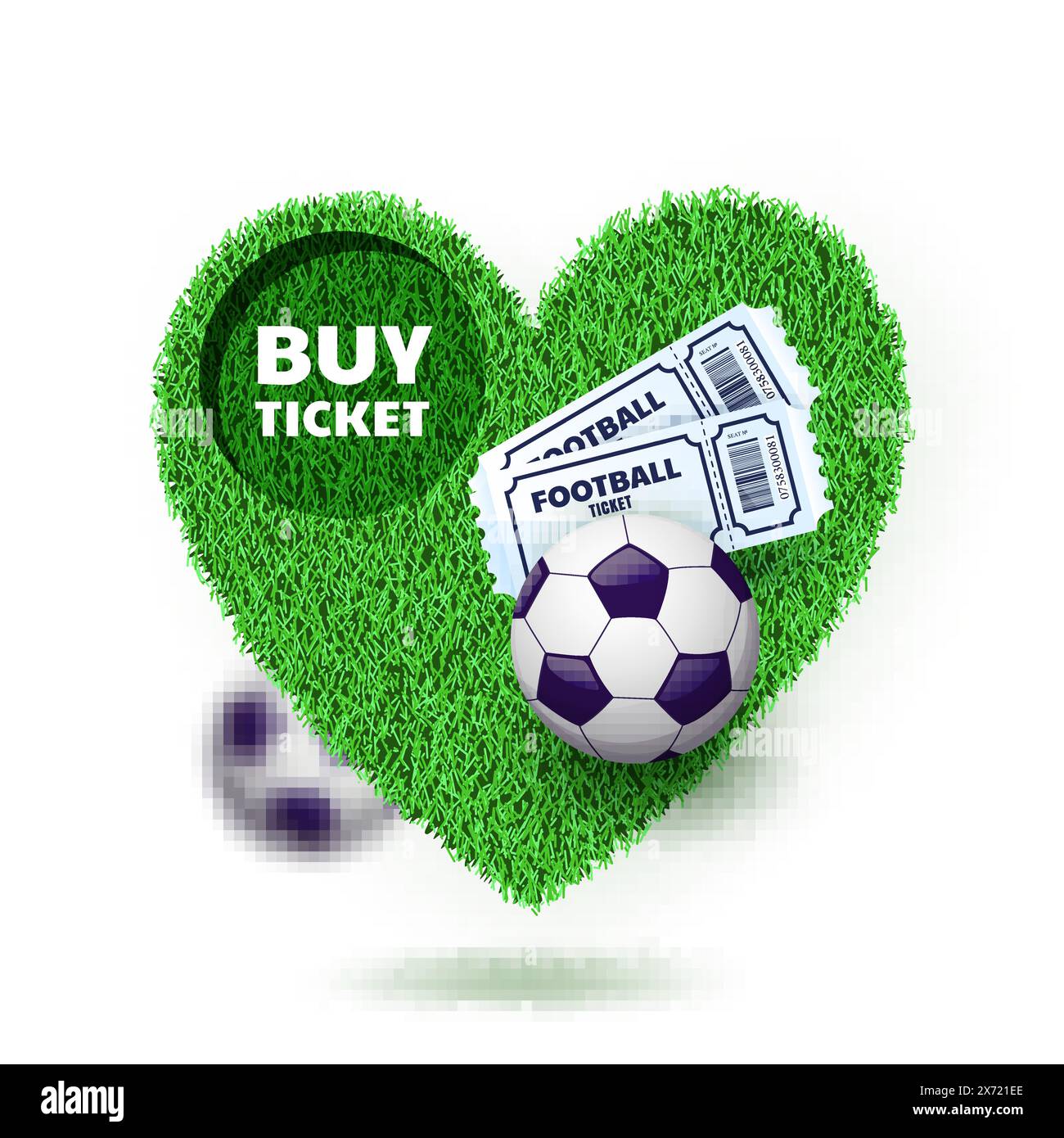 Soccer vector poster template sport banner illustration hi-res stock photography and images - Alamy