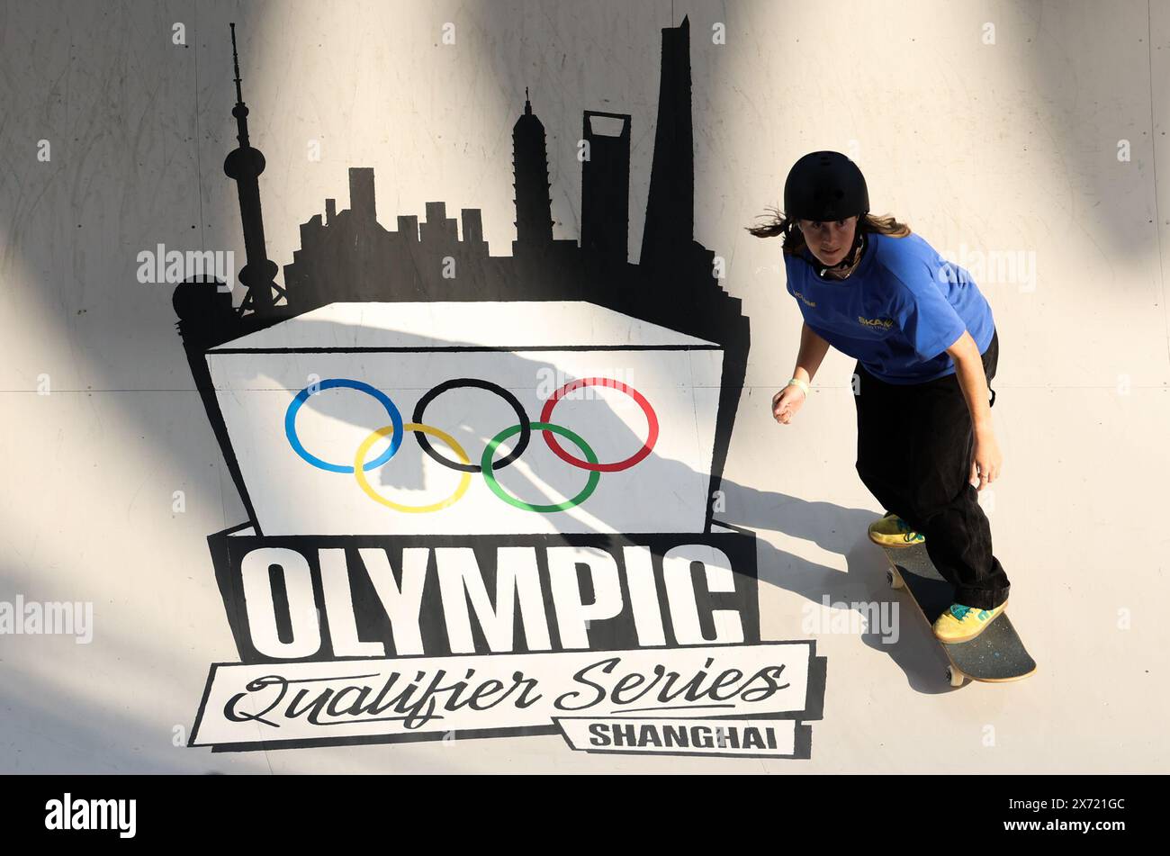 Shanghai. 17th May, 2024. Haylie Powell of Australia competes during ...