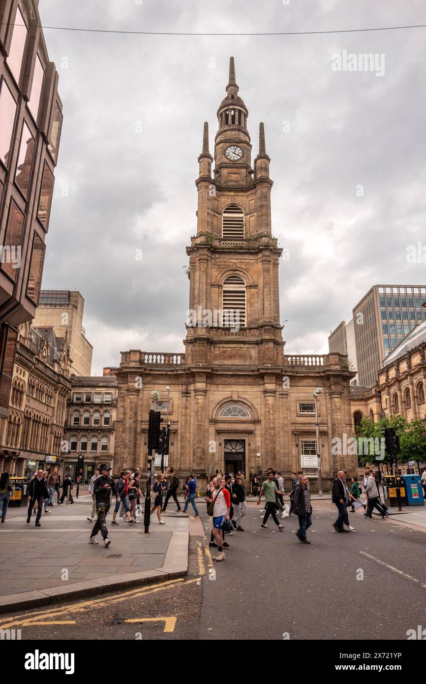 Glasgow, May 15th 2024: St George's Tron Church in Nelson Mandela Place ...