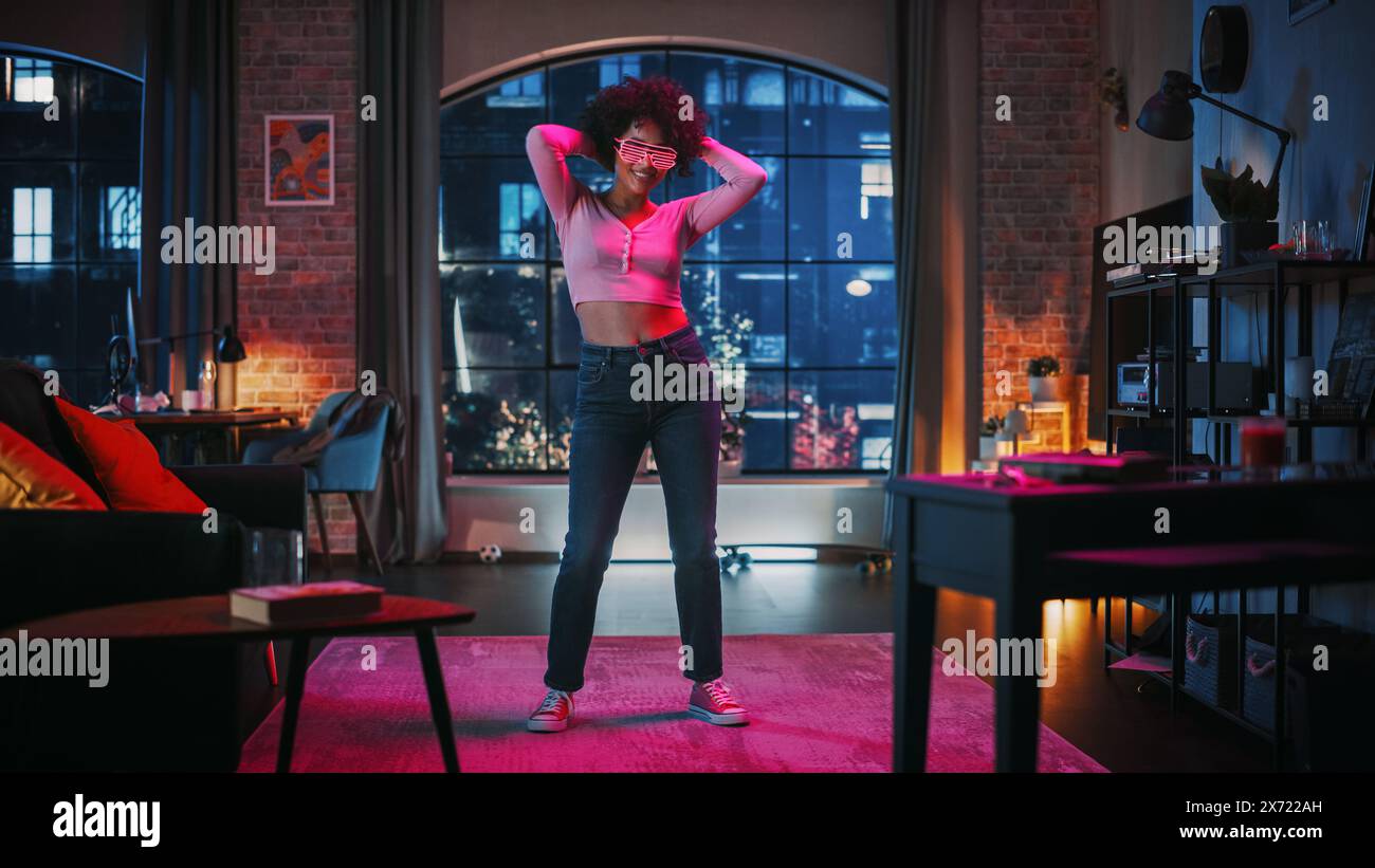 Portrait of Diverse Multiethnic Young Latin Female Dancing in ...