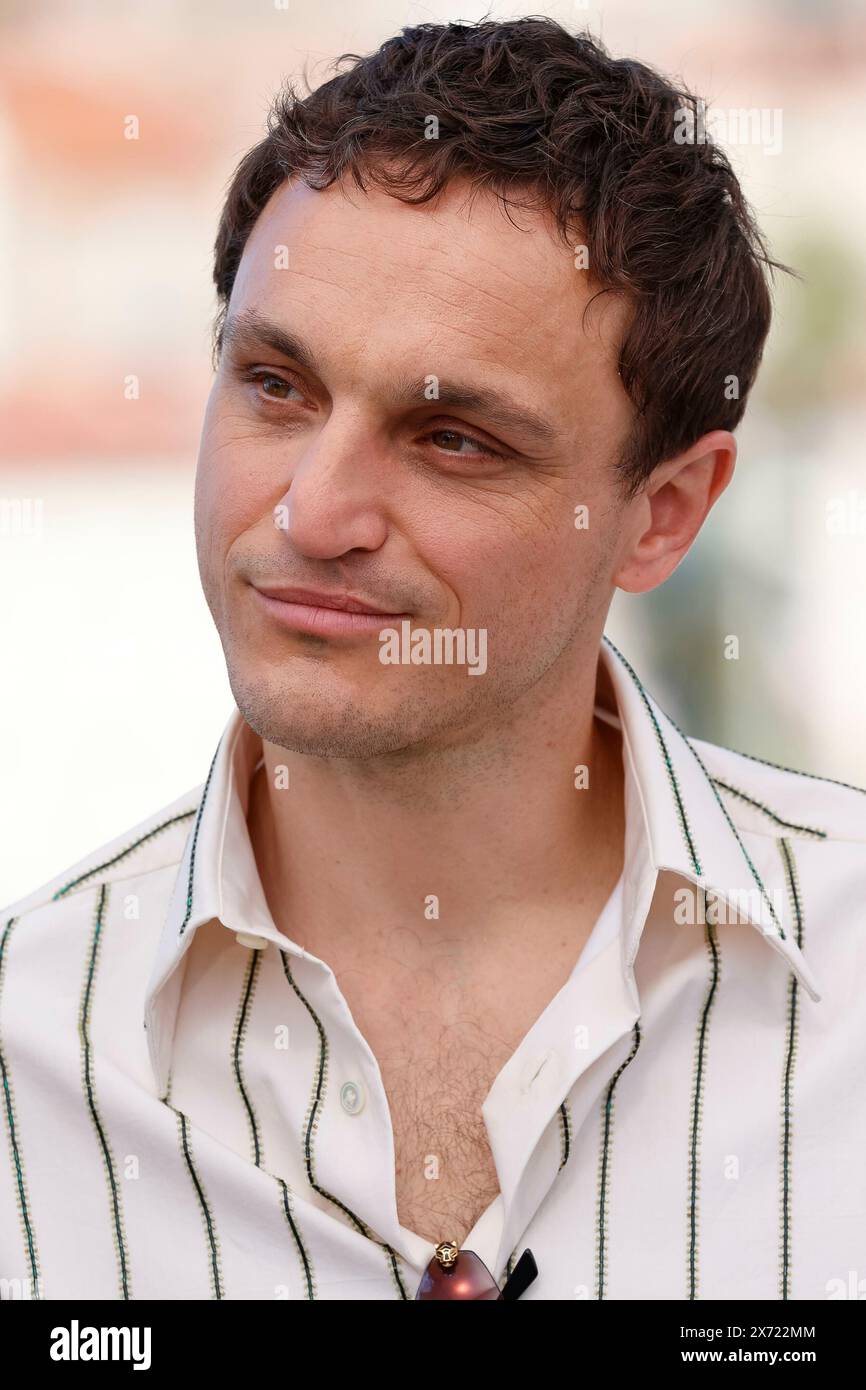 Franz Rogowski attends the photo call of 'Bird' during the 77th Cannes ...