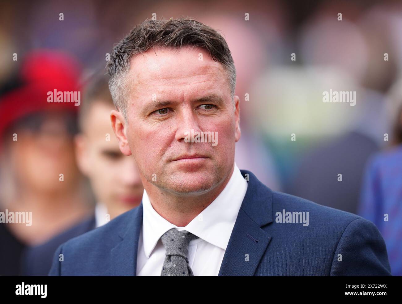 Michael Owen on day three of the Dante Festival 2024 at York Racecourse ...