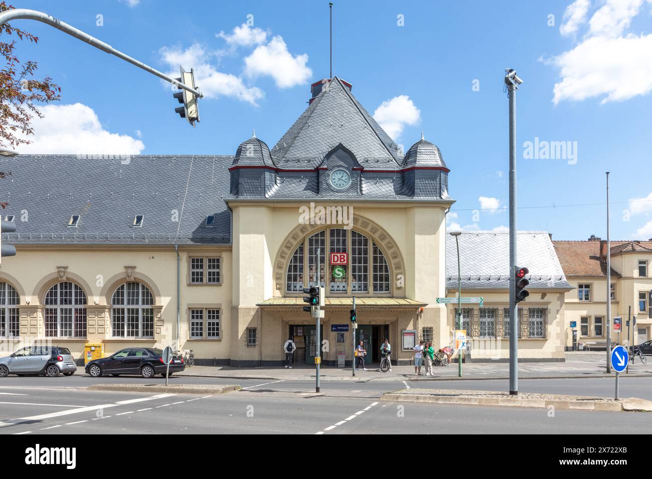 Friedberg, Germany - May 9, 2024: the Friedberg train station opened in ...