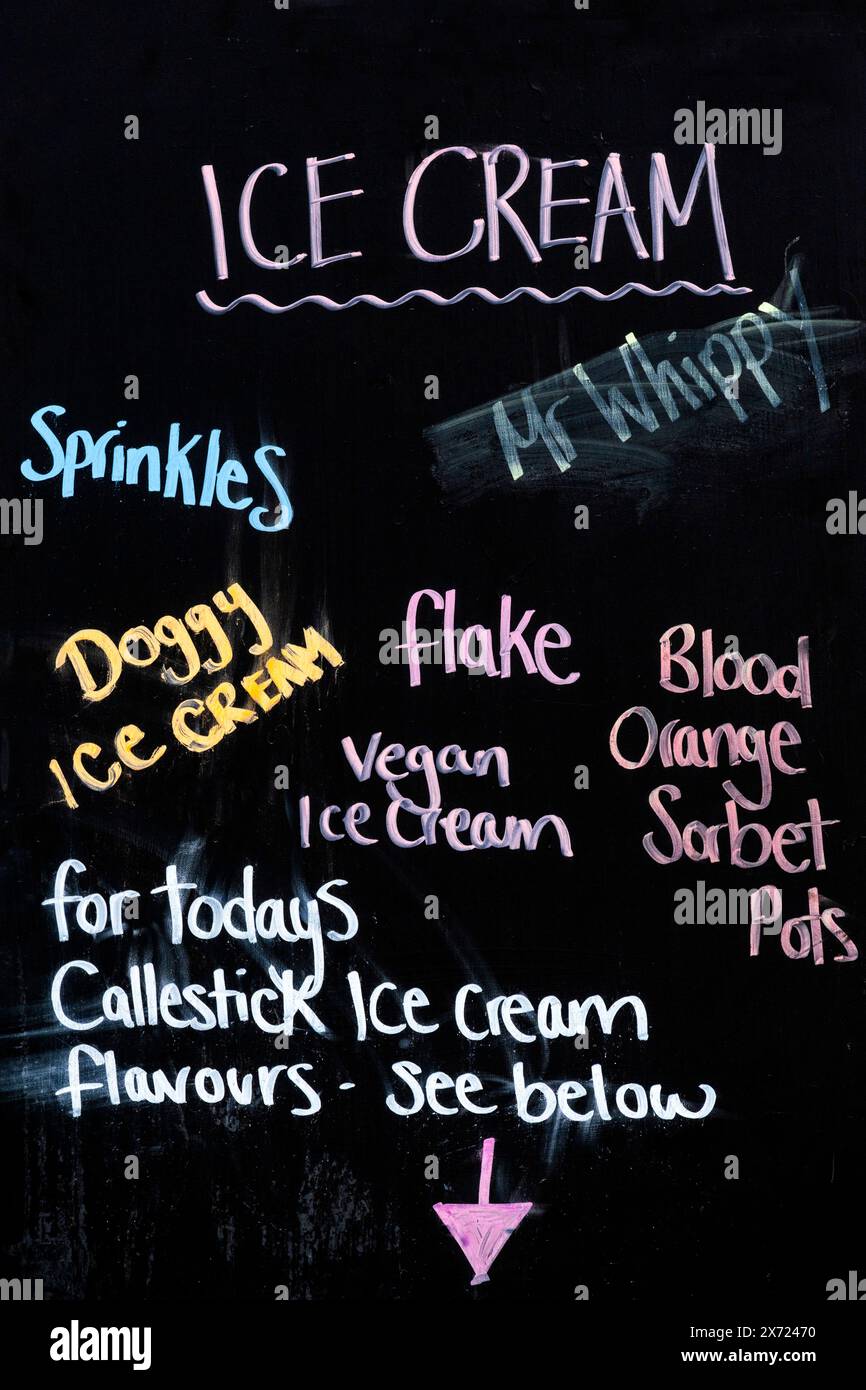 Ice cream names hi-res stock photography and images - Alamy