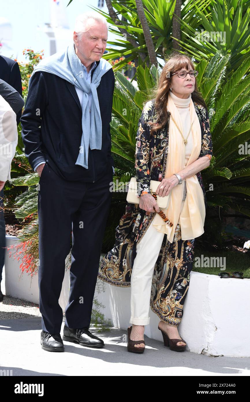 CANNES, FRANCE - MAY 17: Jon Voight,Talia Shire attend the "Megalopolis ...