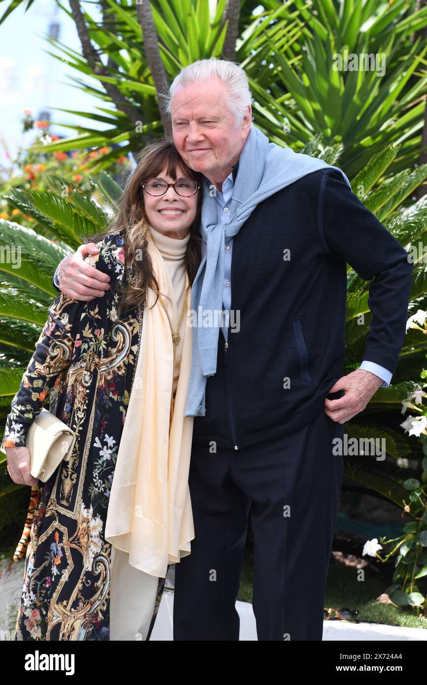 CANNES, FRANCE - MAY 17: Jon Voight,Talia Shire attend the "Megalopolis ...