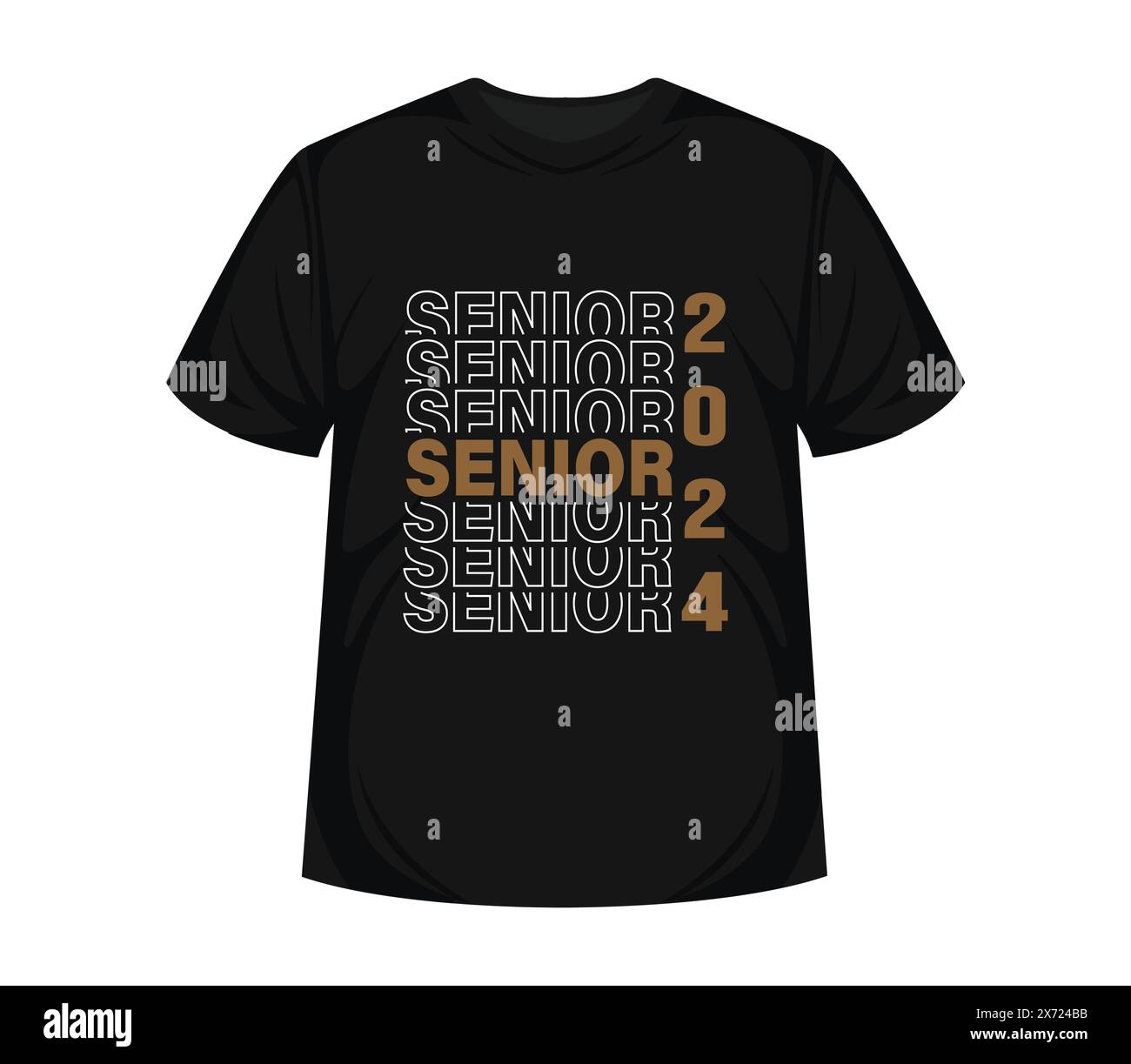 Class of 2024, word lettering script banner Congrats Graduation ...