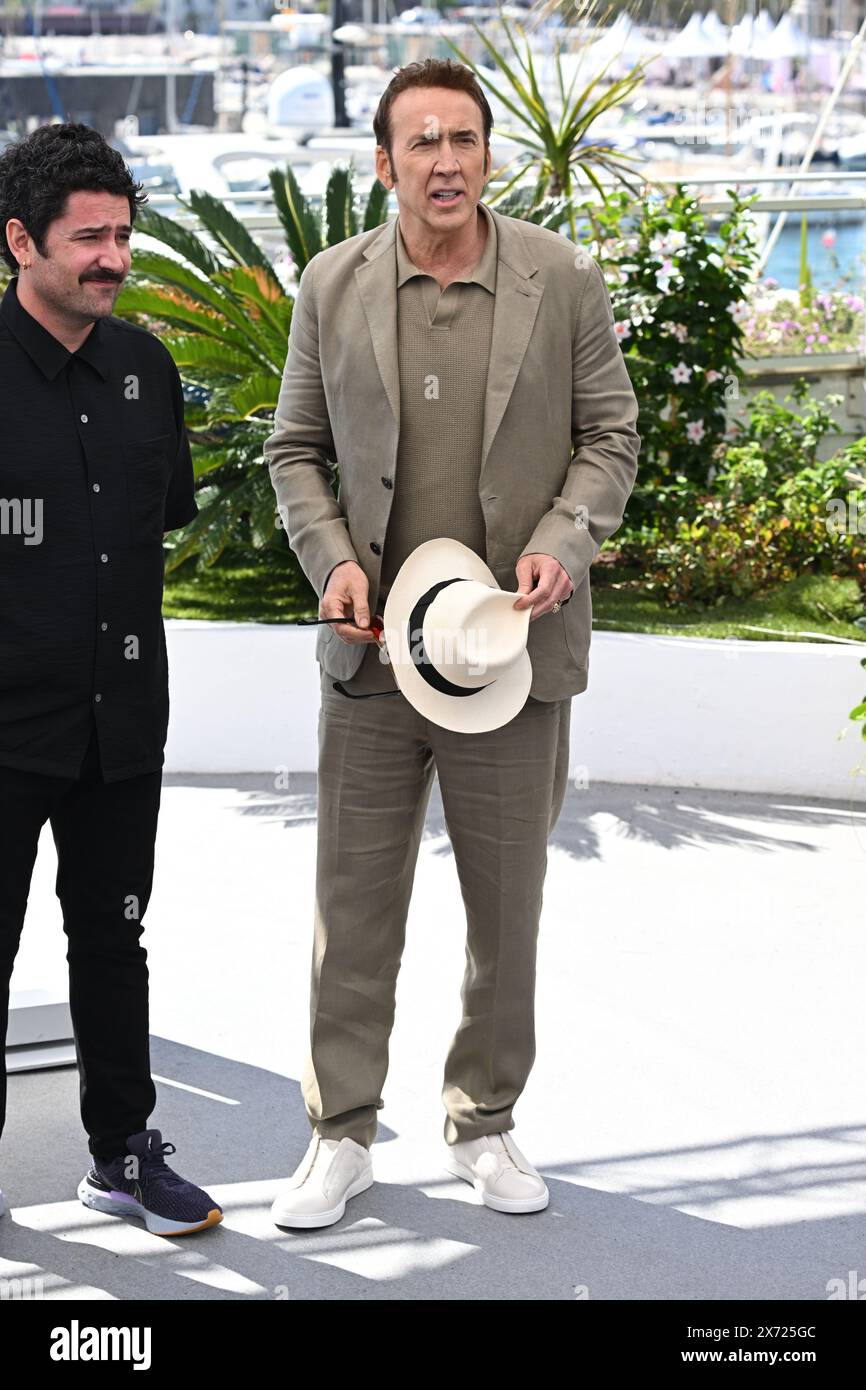 Lorcan Finnegan and Nicholas Cage attend "The Surfer" Photocall at ...