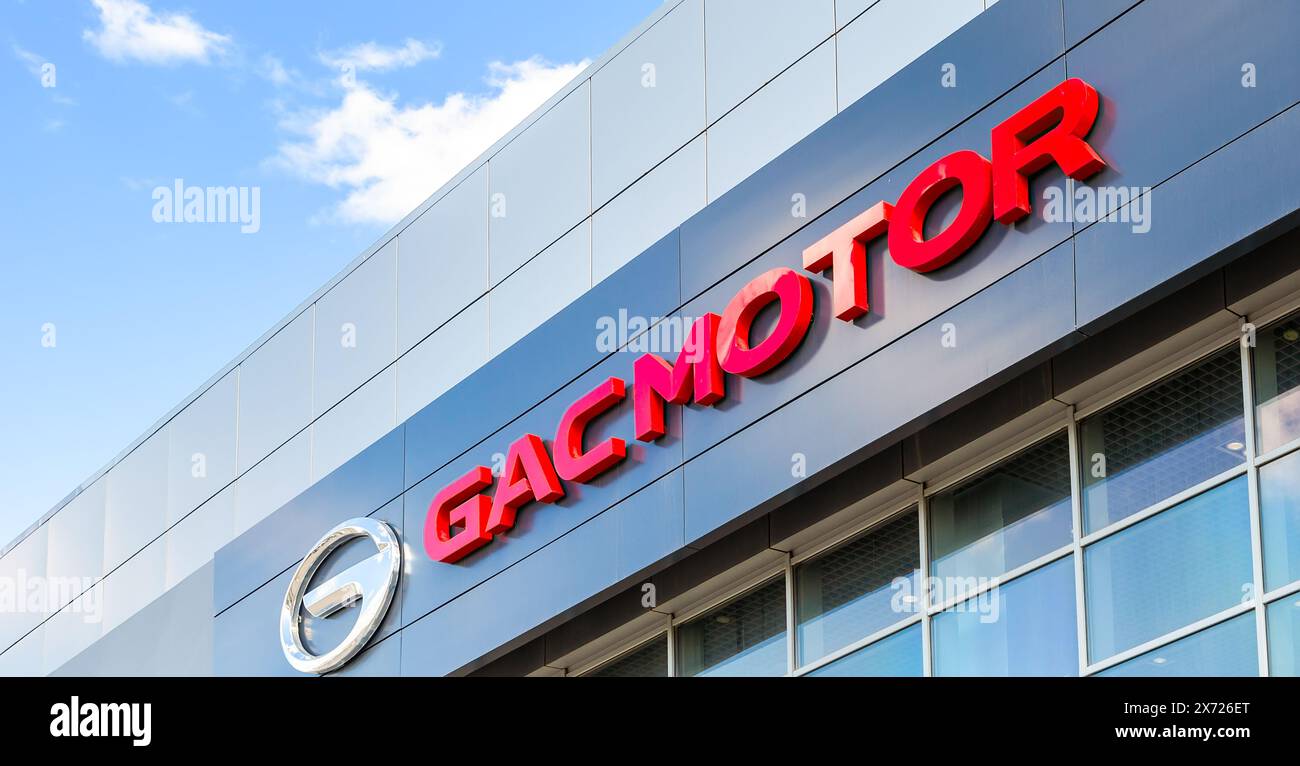 Samara, Russia - April 16, 2024: Chinese vehicle brand Gac Motor ...