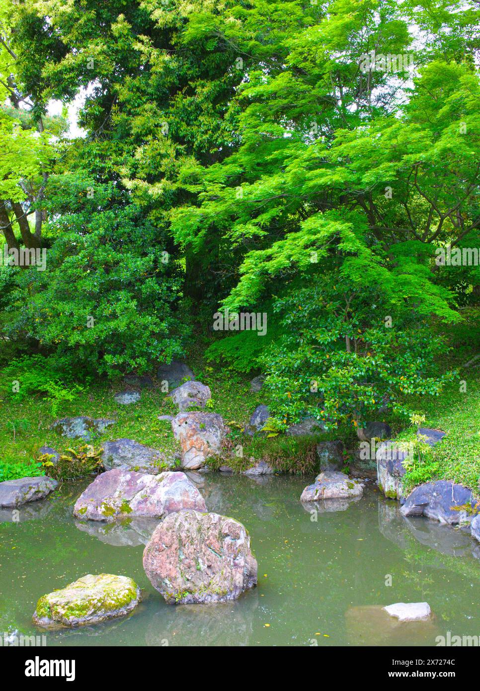 Japan, Kyoto, Imperial Palace, Sento Palace, garden Stock Photo - Alamy