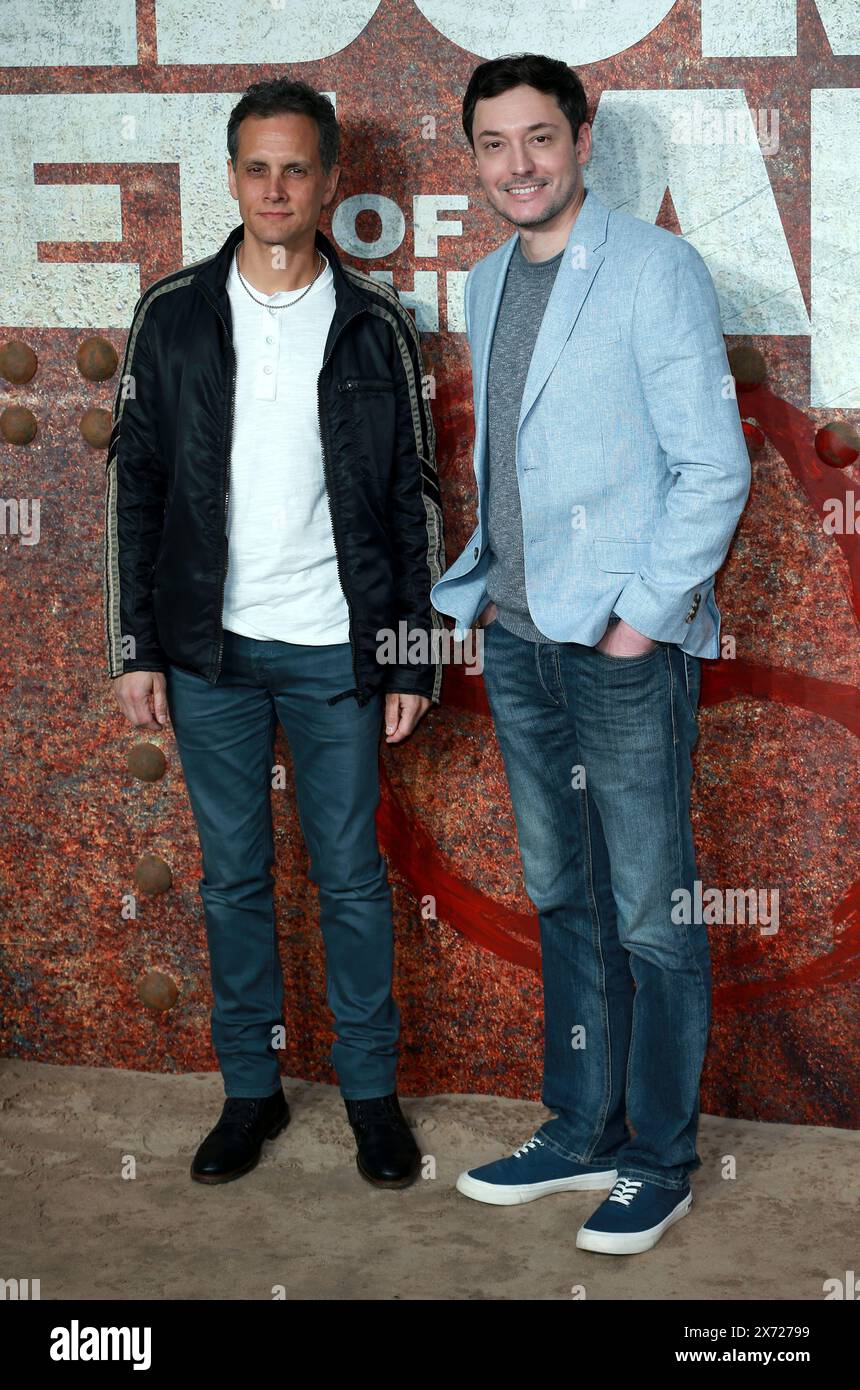 Joe Hartwick Jr. and Wes Ball attend the "Kingdom Of The Planet of the ...