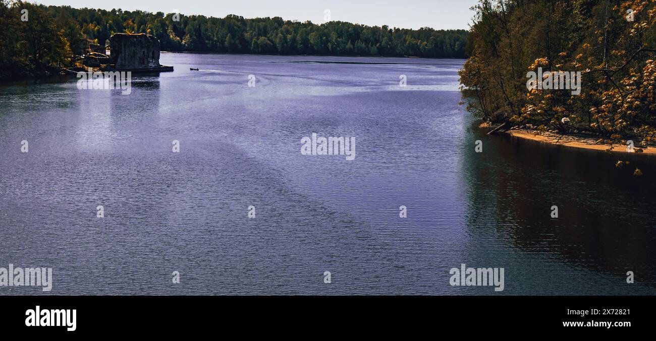 At the top of the hill there is a charming view of the river and the ...