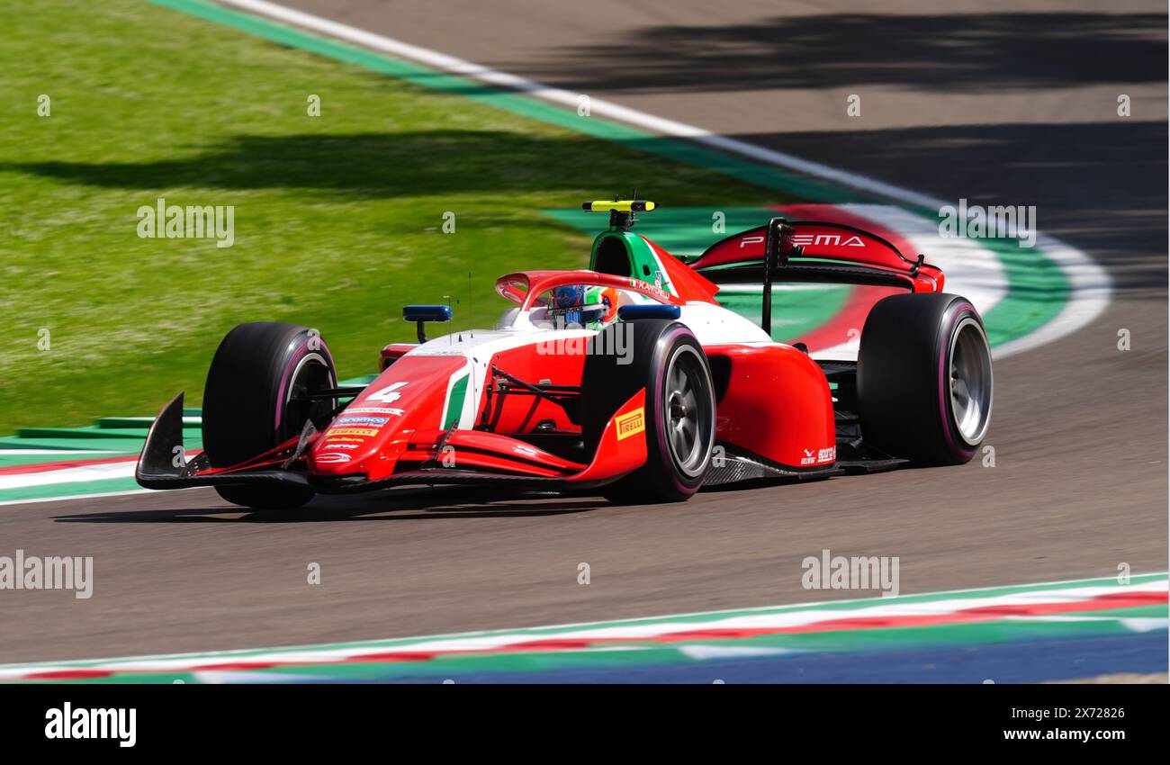 Prema Racing's Andrea Kimi Antonelli during the Formula Two qualifying ...