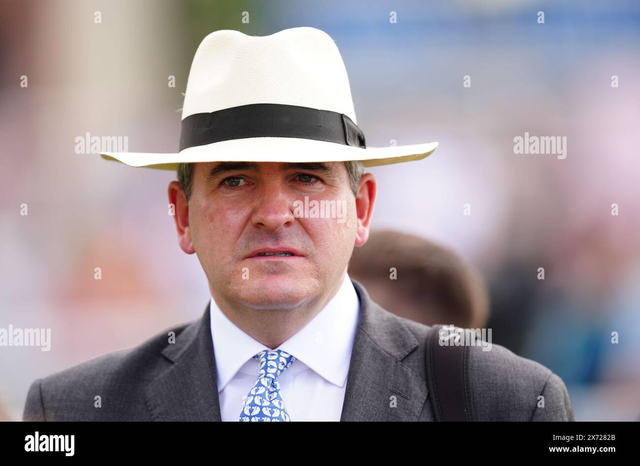 Trainer Hugo Palmer on day three of the Dante Festival 2024 at York ...